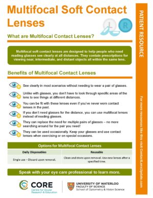 Patient Handout: Multifocal Soft Contact Lenses | Contact Lens Update